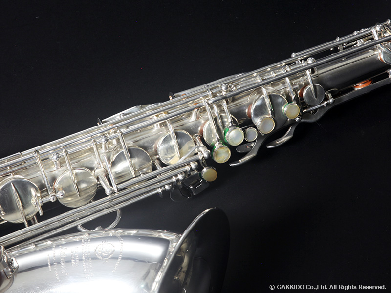 H.SELMER Super Balanced Action Tenor Sax Silver Plated Serial No：43XXX ...